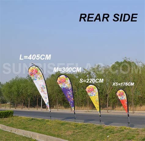 22m Teardrop Flag Double Sided22m Sunriseflag Flagsbannerstents