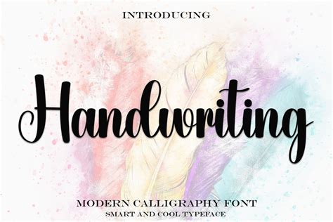 Шрифт Handwriting скачать и установить на Web сайт