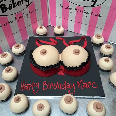 3d Boobs Shaped Cake Wicked Chocolate Flavour Smaller Size To Serve