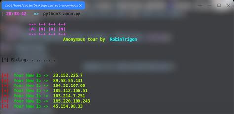 Github Robintrigon Anon Tor Ip Changing Tool