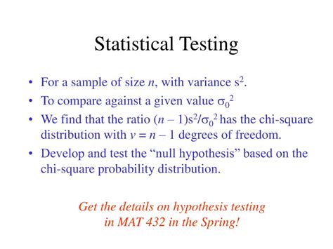 Ppt Exponential And Chi Square Random Variables Powerpoint