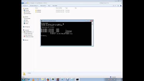 Windows Rmdir Command Demo Youtube