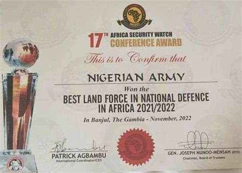 Nigerian Army Logo