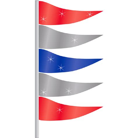 Flags Triangle Antenna Flags Metallic Marketing Door2door