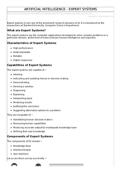 Pdf Artificial Intelligence Expert Systems