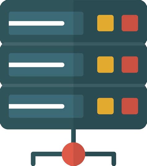 Server Flat Icon 11670379 Vector Art At Vecteezy