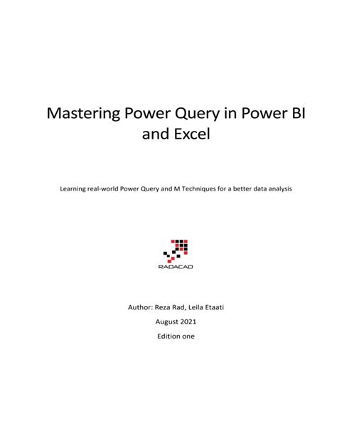 mastering power query in power bi and excel learning real world power