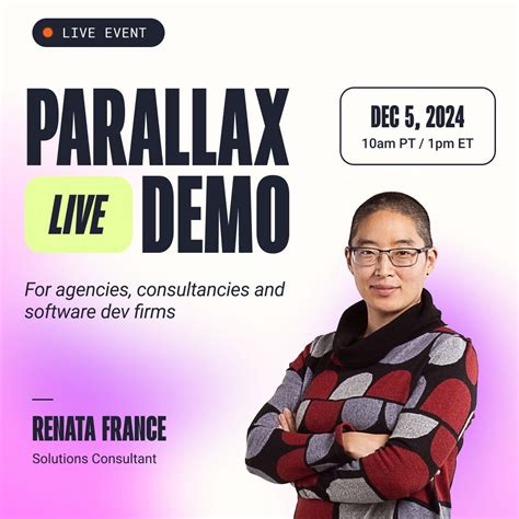 Parallax On Linkedin 🚨 Were Hosting A Group Demo Of Parallax No Mics No Cameras No