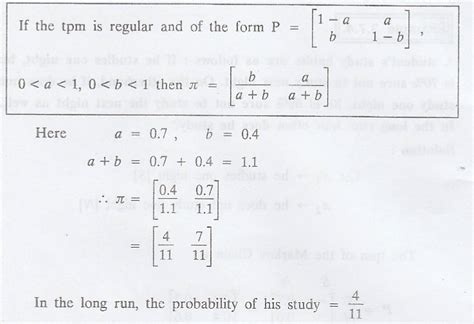 Discrete Parameter Markov Process Markov Chain Chapman Kolomogorov