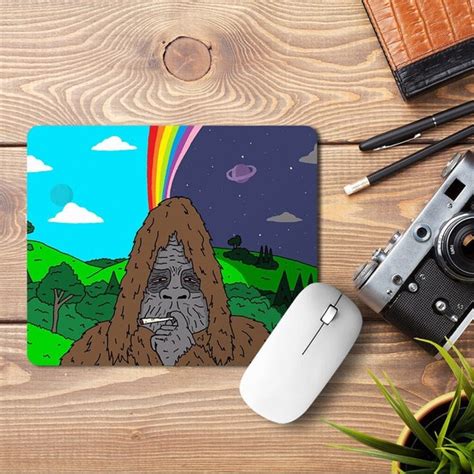 Sassy The Sasquatch Mouse Pad Wadiyatalkinabeet The Big Lez Etsy