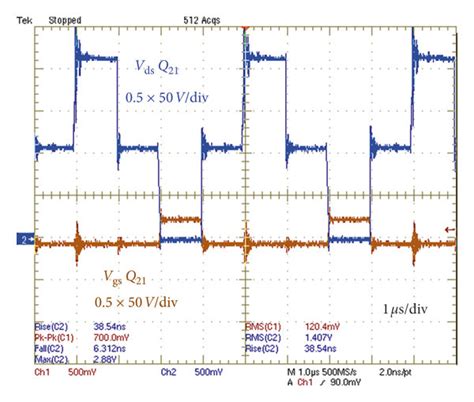 Typical Waveforms Of Vds And Vgs For Q21 Download Scientific Diagram