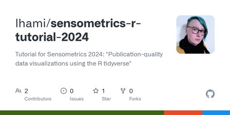 Github Lhamisensometrics R Tutorial 2024 Tutorial For Sensometrics 2024 Publication