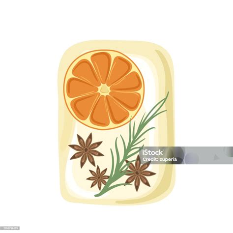 유기농 에코 화장품 오렌지와 허브 성분 벡터 일러스트 레이 션과 천연 액체 비누 바 건강한 생활방식에 대한 스톡 벡터 아트 및 기타 이미지 건강한 생활방식 공예 광고