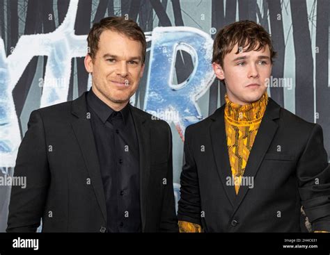 Michael Hall And Jack Alcott Attend The World Premiere Of Dexter New