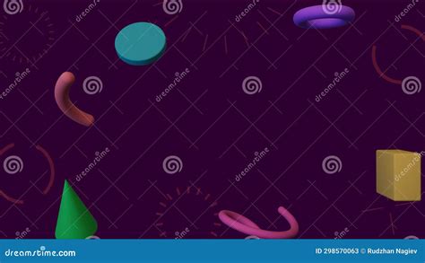 abstract looping animation with geometric shapes stock video video of motion presentation