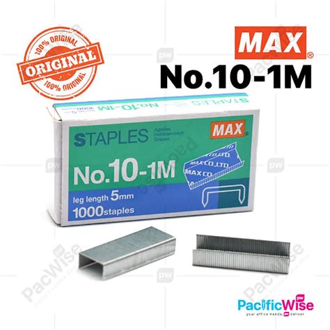 Staples Bullet Peluru Pengokot Max No 10 1m 1 Small Box Staples
