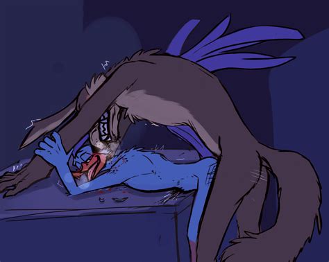 Rule 34 Against Desk Against Furniture Against Surface Anthro Anthro