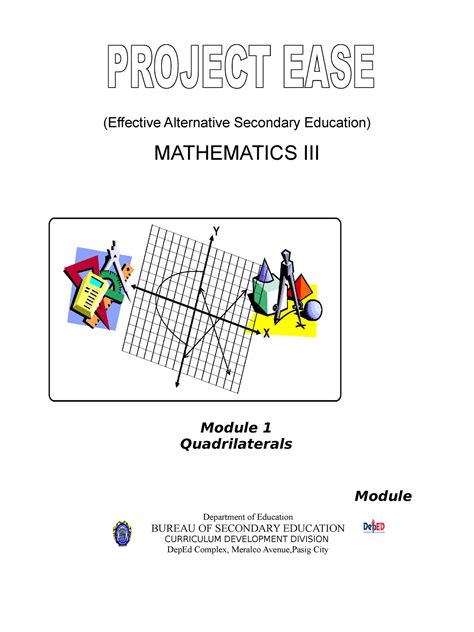 Module 1 Quadrilaterals Effective Alternative Secondary Education Mathematics Iii Module 1