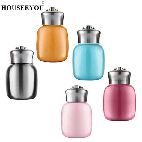 Hot 200ml 280ml Mini Cute Coffee Vacuum Flasks Thermos Stainless Steel