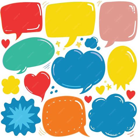 Bubble Doodles Premium Ai Generated Vector