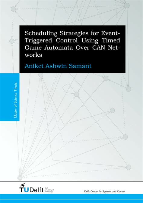 Pdf Scheduling Strategies For Event Triggered Control Using Timed Game Automata Over Can Networks