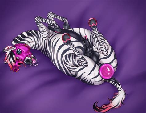 Rule 34 Ball Gag Banana Alex The Zebra Bondage Buttplug Buttplug
