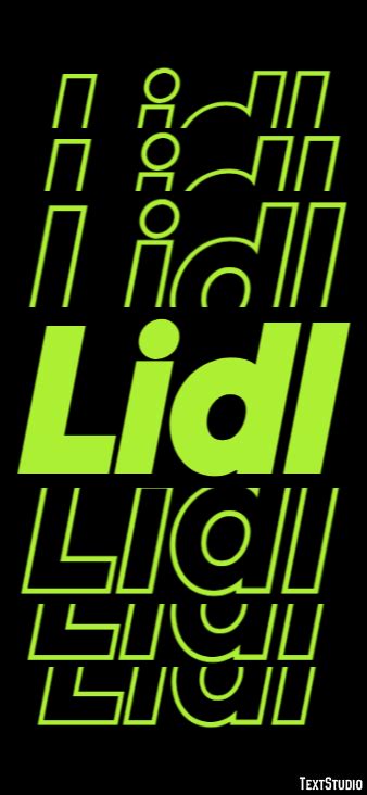 Lidl Text Effect And Logo Design Brand