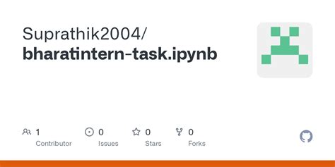 GitHub Suprathik2004 Bharatintern Task Ipynb