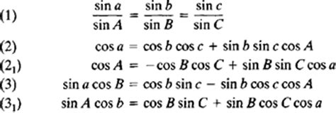 Spherical Trigonometry Article About Spherical Trigonometry By The Free Dictionary