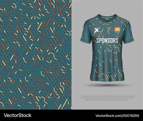 Soccer Jerseys Abstract Texture Background Vector Image