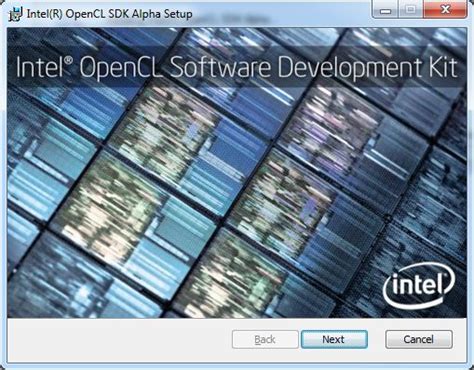 Small Ideas For A Big World Intel Opencl Sdk