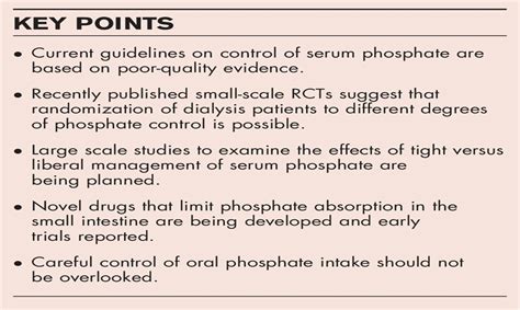 Hyperphosphataemia In 2019 Have We Made Progress Current Opinion In Nephrology And Hypertension