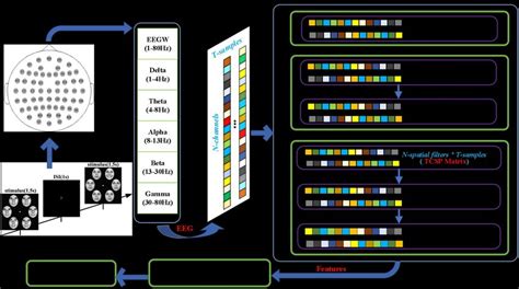 block diagram of eeg signal processing after frequency filtering