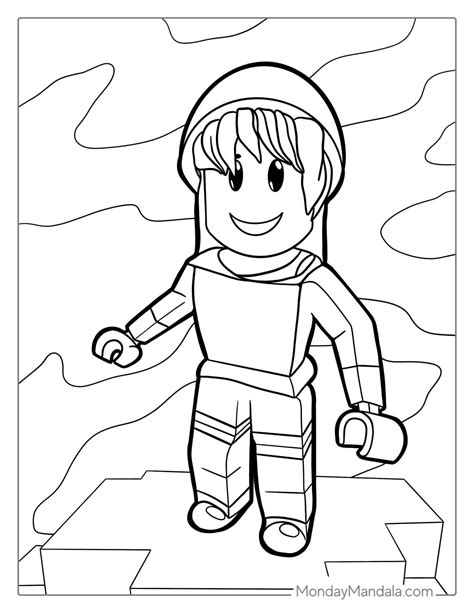 Roblox Coloring Page Girl