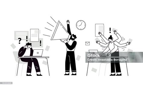 시간 관리는 성공의 열쇠입니다 비즈니스 계획 및 결과 작업 시간 관리의 개념입니다 개념에 대한 스톡 벡터 아트 및 기타 이미지