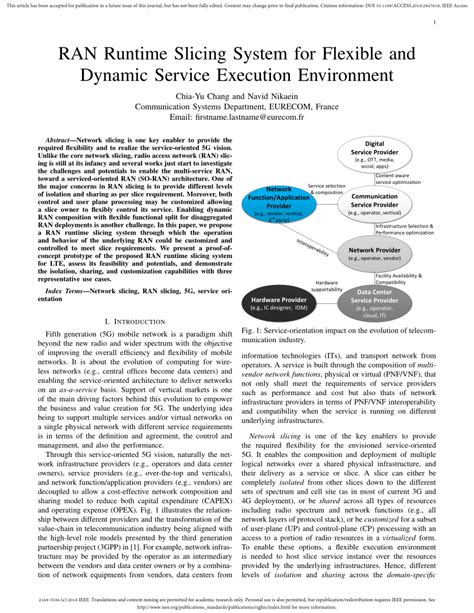 Pdf Ran Runtime Slicing System For Flexible And Dynamic Service Execution Environment