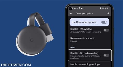 USB Audio Routing On Chromecast With Google TV Removed