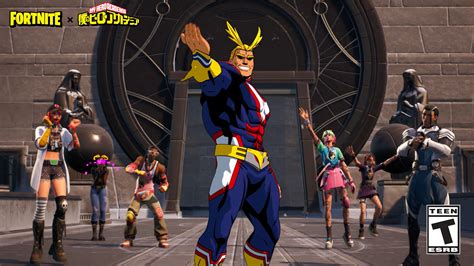 Go Beyond Four Mighty Heroes From The World Of My Hero Academia Make Their Debut In Fortnite