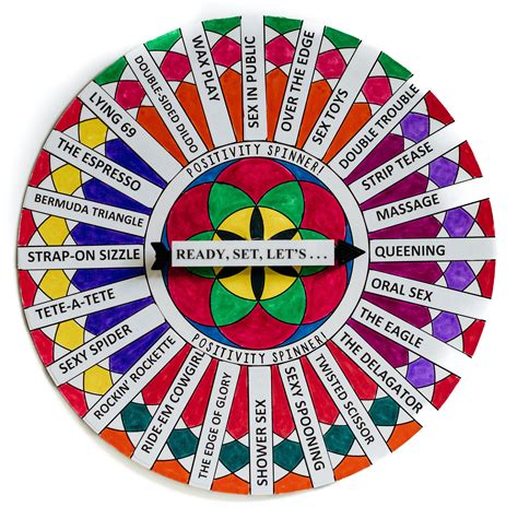 Lesbian Lovers Sexy Time Spinner Hot Fun Sexy Bedroom Activity For Same Sex Couples