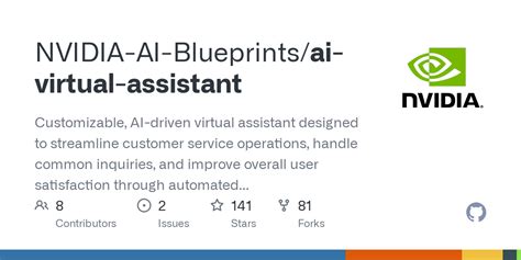 Ai Virtual Assistantnotebooksapiusageipynb At Main · Nvidia Ai Blueprintsai Virtual