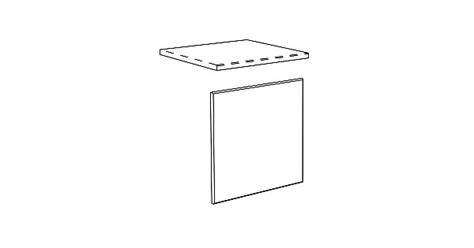 Врата за съдомиялна машина In Mask 60x60 снежен дъб • Модулна кухня In