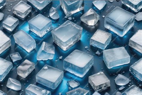 Premium Ai Image Seamless Repeatable Ice Texture