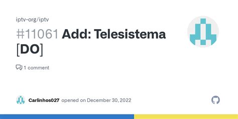 Add Telesistema Do · Issue 11061 · Iptv Orgiptv · Github