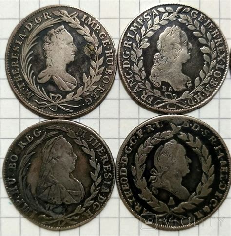 20 крейцеров 1763, 1765, 1775, 1781, 1782, 1787, 1802, 1814 и талер ...