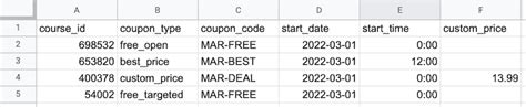 how to create instructor coupons using the bulk coupons option udemy