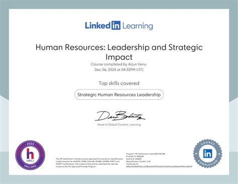 Arjun Venu On Linkedin Certificate Of Completion