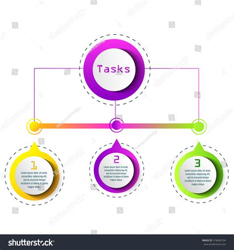 Infographics Conceptual Design Plan Goals Objectives Stock Vector Royalty Free 578045104