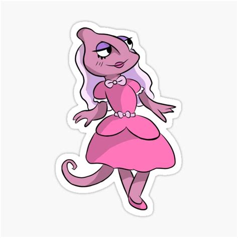 Cartoon Animatronic Cammy Chameleon Willys Wonderland Sticker