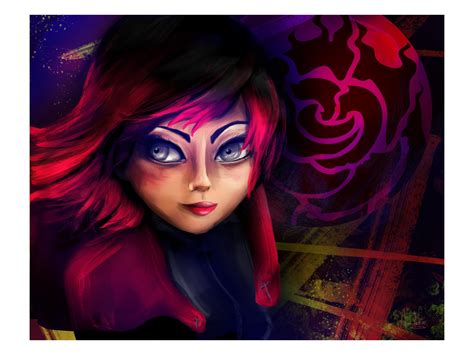 Ruby Rose Portrait Art By Jedimanda R Rwby