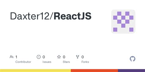 Github Daxter12reactjs